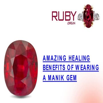 Complete guide to ruby gemstone | PPTX