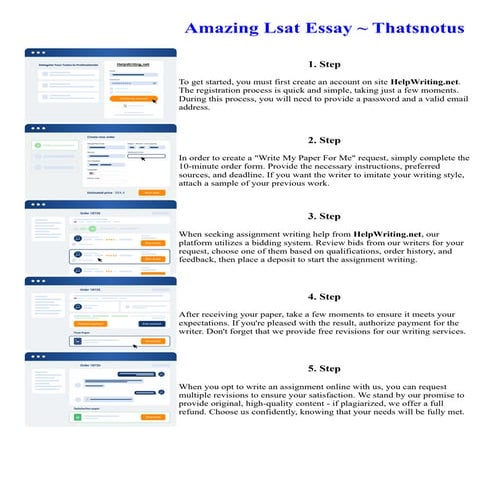 Amazing Lsat Essay Thatsnotus. Online assignment writing service. | PDF
