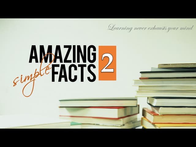 Fun and interesting facts powerpoint | PPTX