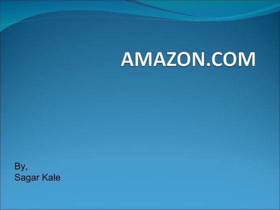 Amazon company presentation | PPT