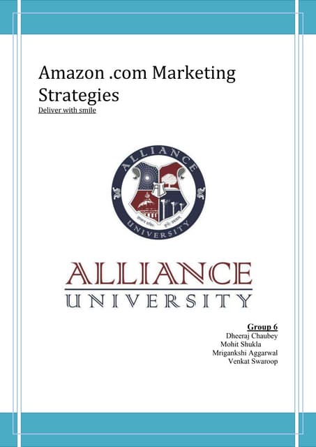 Amazon's Organizational structure | PPTX