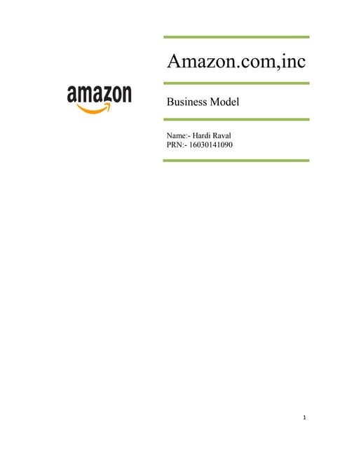 Amazon India ppt | PPT