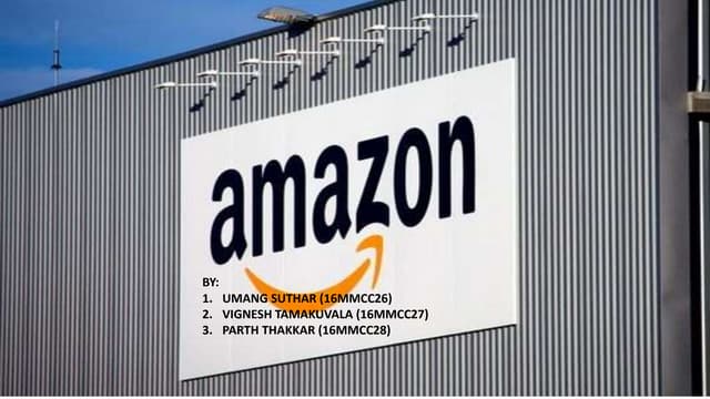 Case Study- A case study of Amazon on its supply chain management.pdf ...