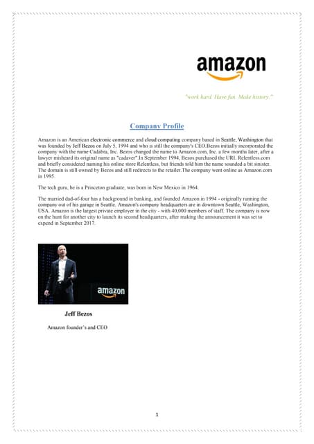 Amazon Case Study 2021 | PDF | Cloud Computing | Internet