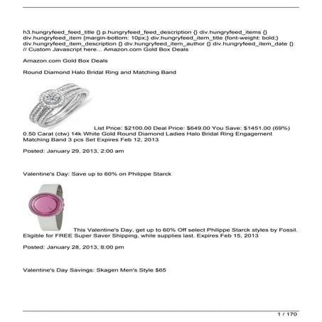 Amazon Gold Box Deals | PDF