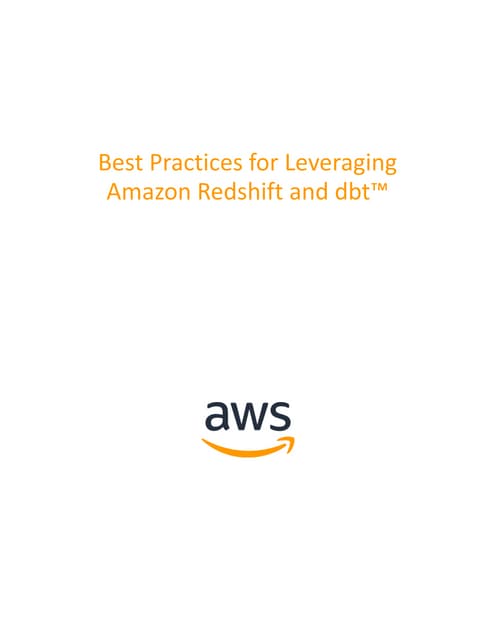 AWS-RedShift The Fundamental for beginner | PPT
