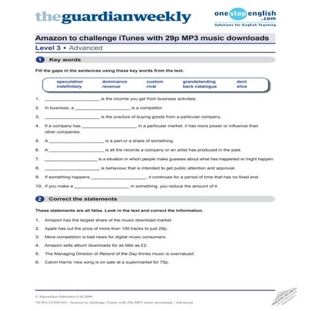 Amazon advanced | PDF