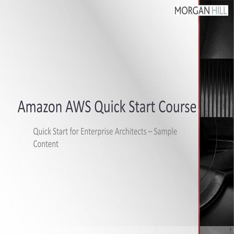 Amazon AWS Quick start course | PPTX