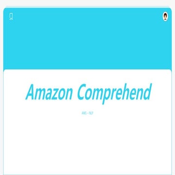 Amazon Comprehend | PPTX