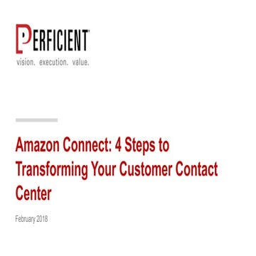 Amazon connect | PPTX