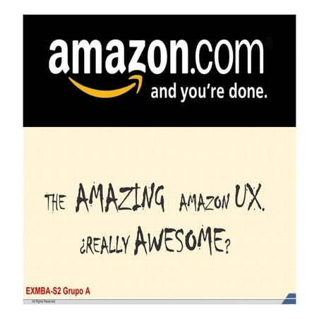 Amazon User Experience | PDF