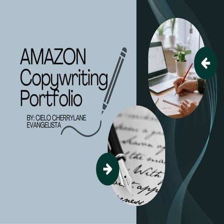 AMAZON Copywriting Portfolio by Cielo Evangelista | PPT