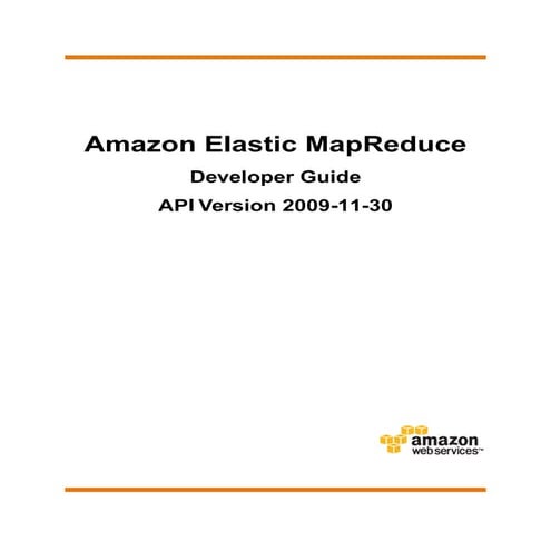 Amazon elastic map reduce | PDF