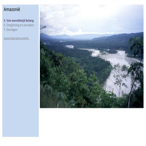 Amazonie.Ontbossing | PPT