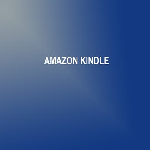 Amazon Kindle | PPT