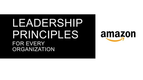 Amazon 14 leadership principles | PPT