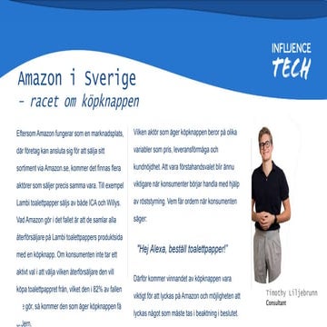 Amazon i Sverige - racet om köpknappen | PPTX