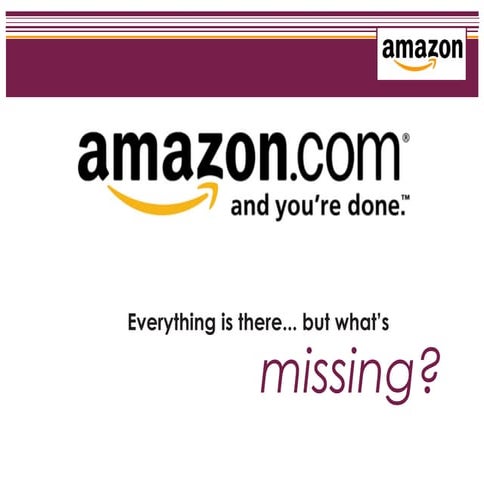 Amazon Presentation Pdf