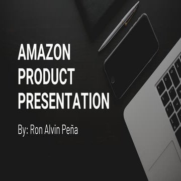 Amazon product presentation | PDF