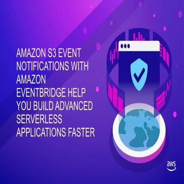 Amazon s3 event notifications with amazon event bridge help you build advanced serverless ...