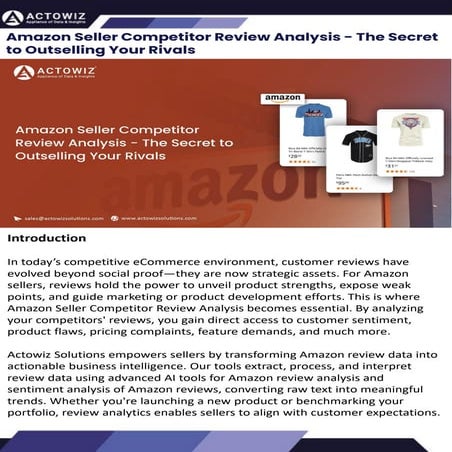 Automating ECommerce Product and Pricing Intelligence Across India’s ...