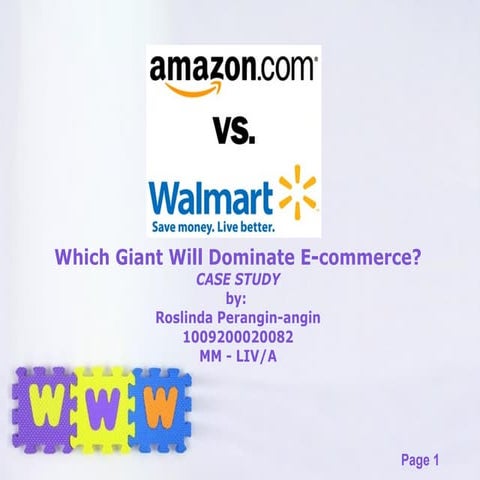 Amazon vs walmart | PPT