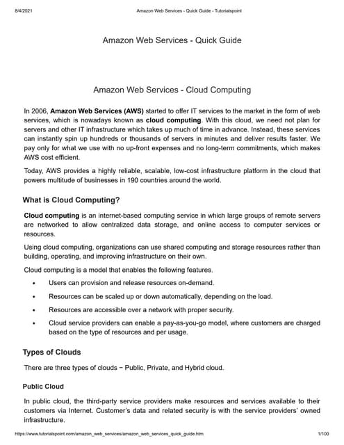 LAB SET-UP INSTRUCTIONS FOR EXERCISES ON AMAZON EC2 | PDF