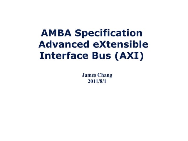 APB protocol v1.0 | ODP