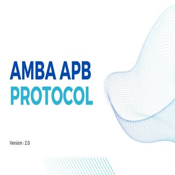 AMBA Advanced High-performance Bus (AHB) protocol | PPTX