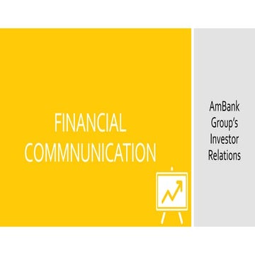 Financial Communication: AmBank Group's Investor Relations | PPTX