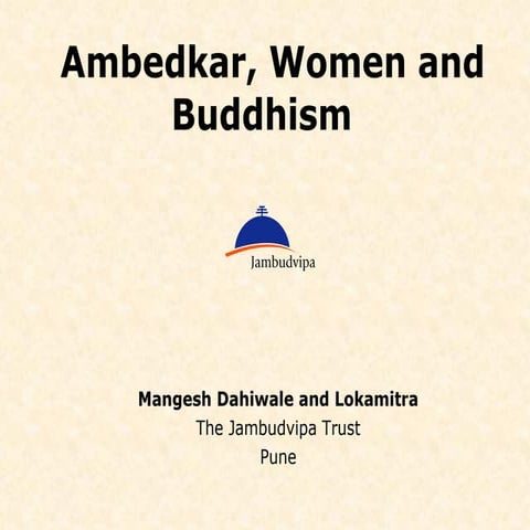 Ambedkar,Women movement And Buddhism | PPT | Buddhism | Religion ...