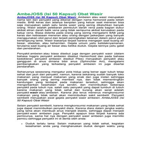 Ciri2 wasir hemoroid mulai sembuh | PDF
