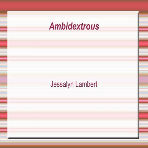 Ambidextrous powerpoint | ODP