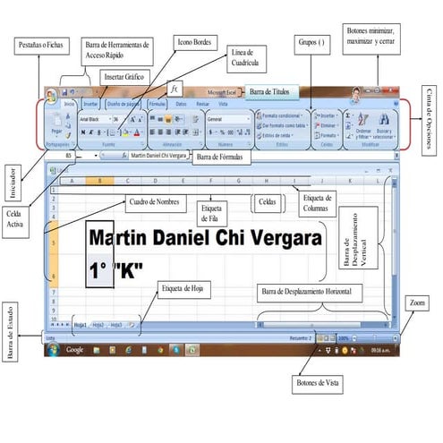 Ambiente excel martin daniel chi vergara | DOCX | Computing | Technology & Computing