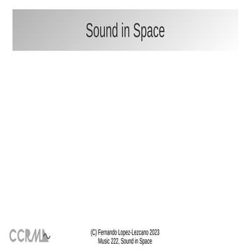 Introduction to Ambisonics | PDF