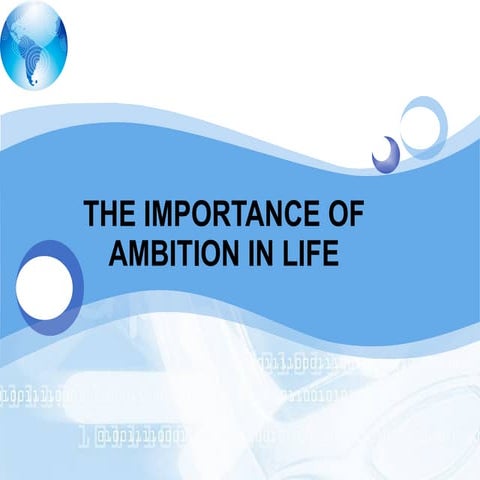 Ambition Presentation Jenny | PPT