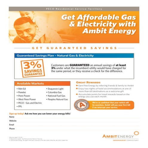 Ambitpaflyer | PDF | Gas and Electric | Home Utilities