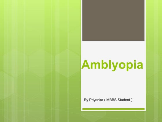 Excercise and Treatment AMBLYOPIA.pdf