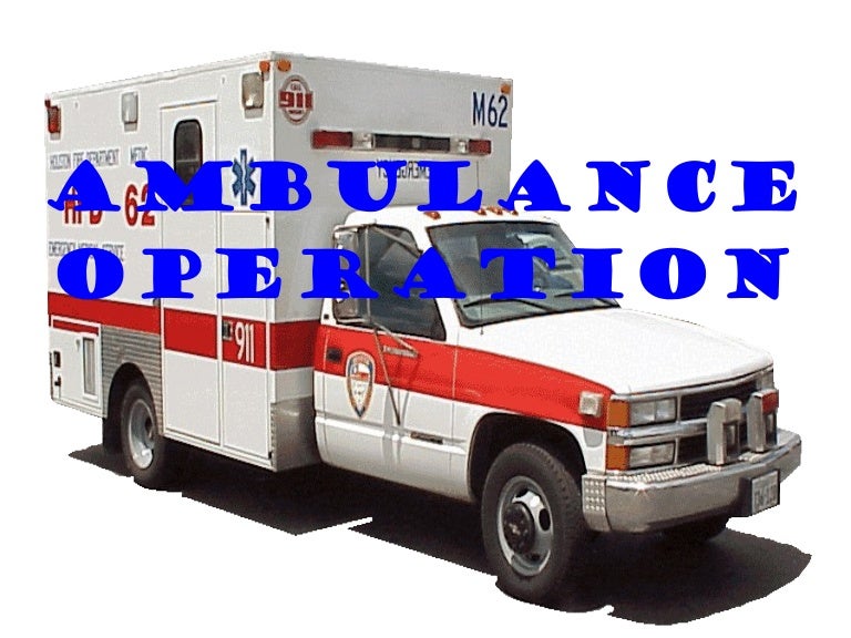 Ambulance operation 1
