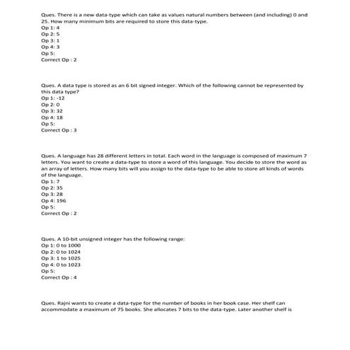Amcatcomputer Programming Questions And Ans Pdf 