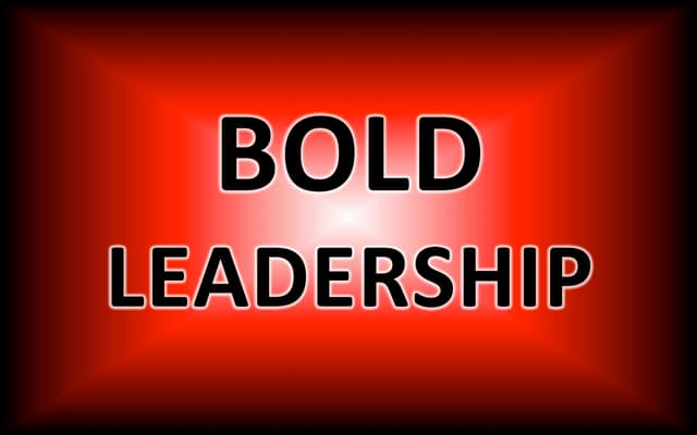 Bold Leadership With Frank Candy Ppt
