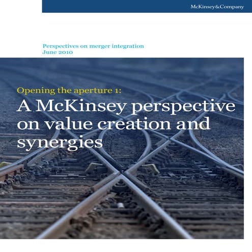A McKinsey perspective on value creation and synergies.pdf