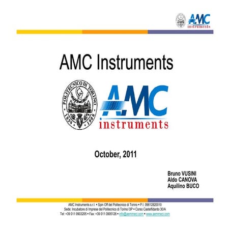 Amc Instruments | PDF