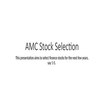 AMC and Related Companies' Stock Analysis.pptx