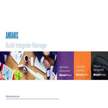 Amdaris - who we are and what we do | PPT