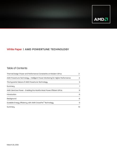 Amd presentations