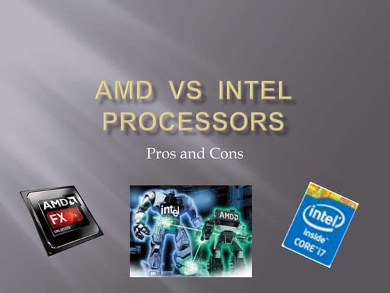 AMD Vs. Intel Processors | PDF