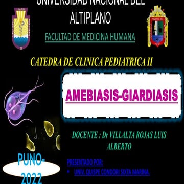 Amebiasis giardiasis | PPTX