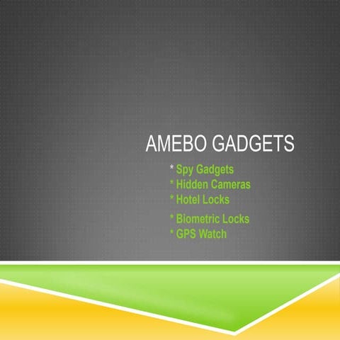 Amebo gadgets | PPT