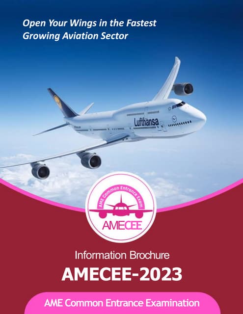 Ame Cee 2023 Entrance Exam, Education at Ame cee 2023 entrance exam